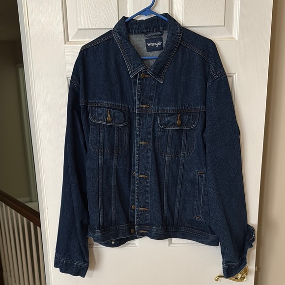 Wrangler | Jackets & Coats | Mens Dark Demin Jacket | Poshmark